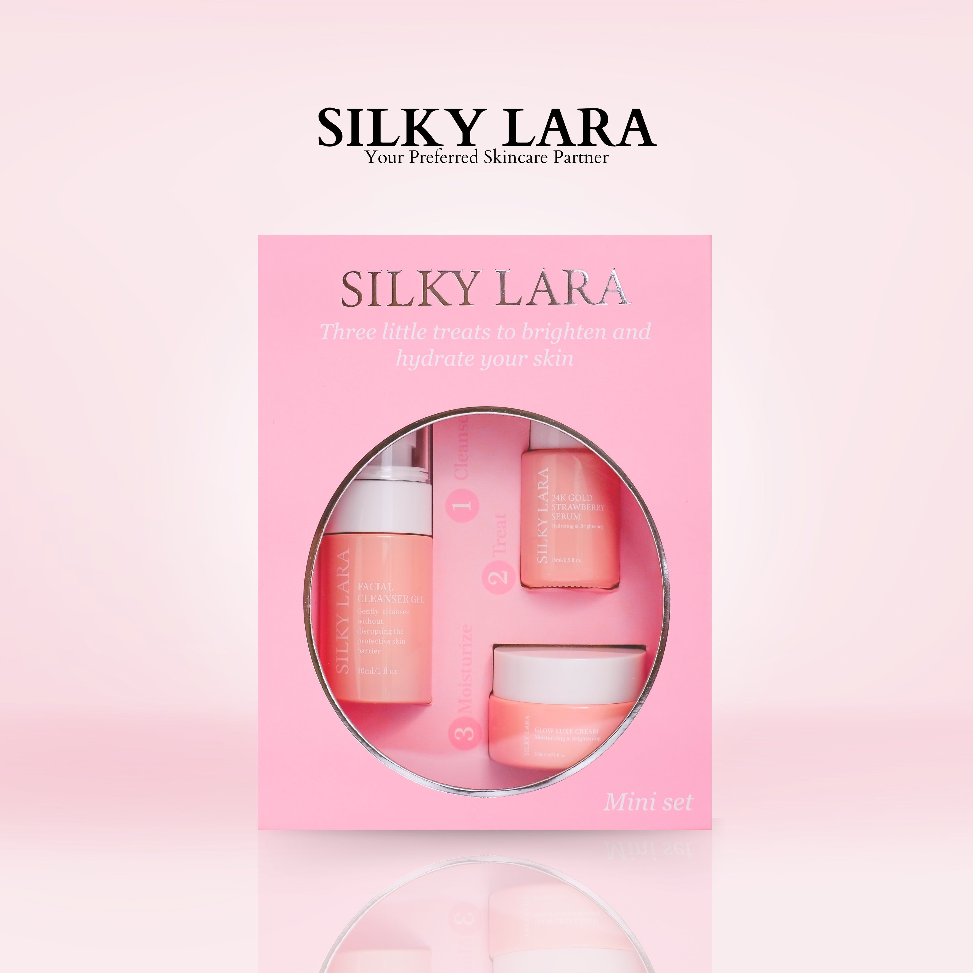 MINI / TRAVEL SET CLEAR SKIN (FACIAL CLEANSER 30ML, FACE SERUM 15ML, G ...